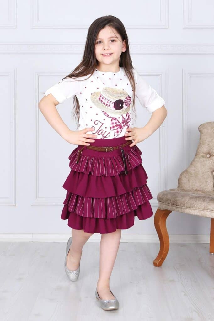 children girl clothes set a(x4) turkish manufacturer misslina - TurkeTrade
