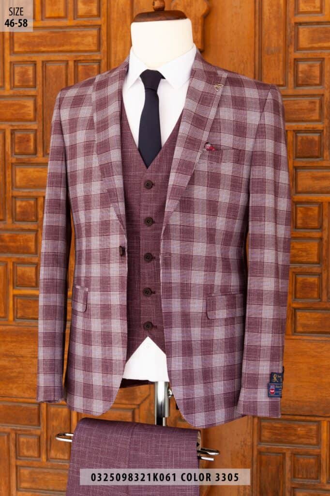 men suit with high quality different desings 3 Pieces segmen - TurkeTrade