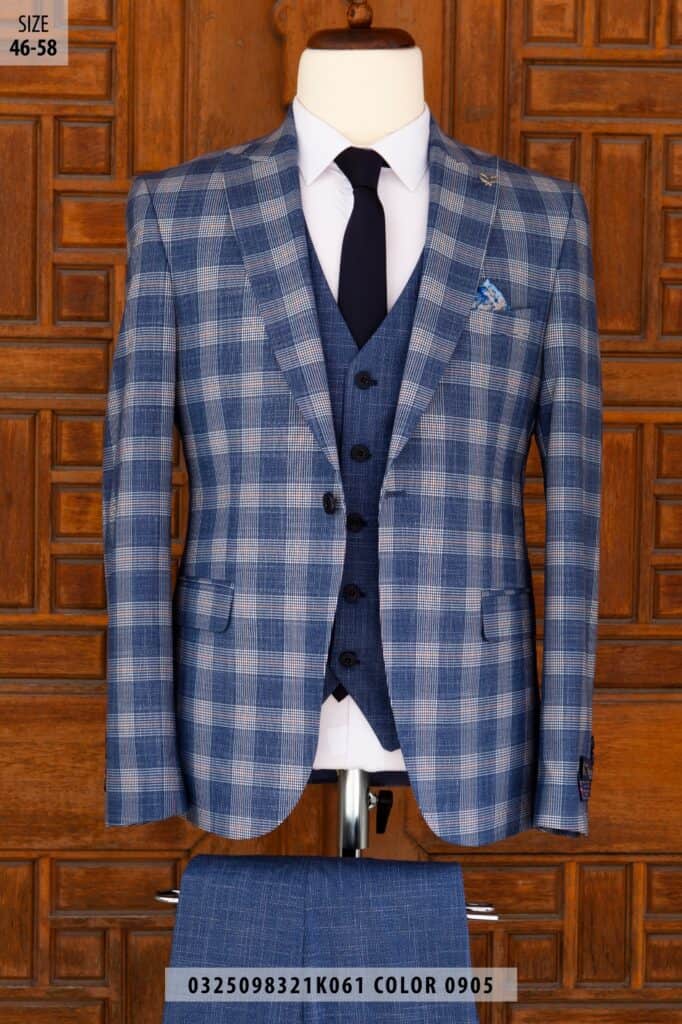 men suit with high quality different desings 3 Pieces segmen - TurkeTrade